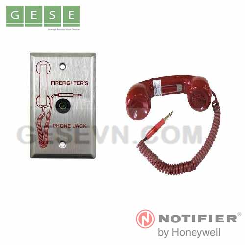 Firefighter Phone Jack & Hand set FHS FHSC-R-S FPJ Notifier - GESE